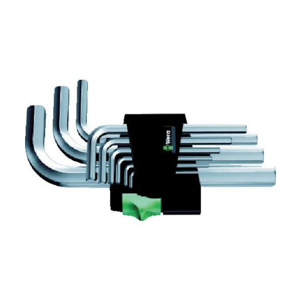 [特長]●Wera独自のHex-Plusと呼ばれる面接触構造により、六角ねじ穴の内側を傷めず、ねじの長寿命化に貢献します。●高いトルク伝達率により作業効率もアップします。[仕様]●セット内容(本)：9●セット内容(mm)：1.5、2.0、2...