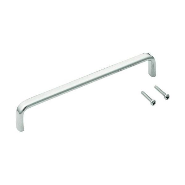 [特長]●シンプルなデザインのハンドルです。[材質／仕上]●ステンレス鋼（SUS304）[セット内容／付属品]●取付ねじ十字穴付トラス小ねじM5×28