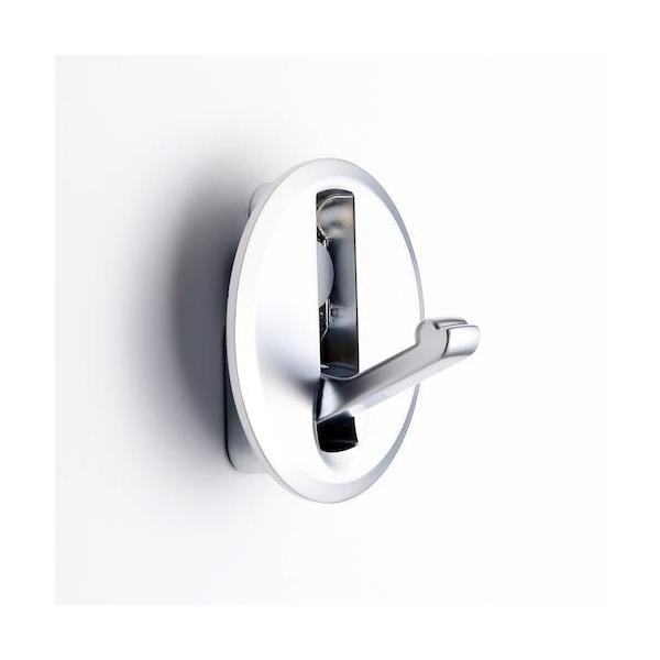 [特長]●フックは自動的に閉まります。●フック収納時の出っ張りが少ないデザインです。[仕様]●パールクロムめっき[注意]●木製の板に取り付ける際はクッションゴムをはずして取り付けてください。