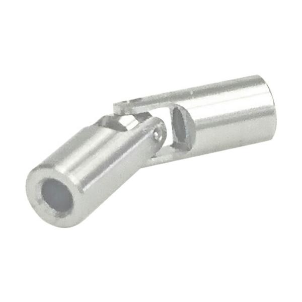 [特長]●角度をつけて伝導伝達ができる製品です。[用途]●超小径用。[仕様]●内径(mm)：2●外径(mm)：4●長さ(mm)：14●許容最大トルク(N・m)：0.08●φdH7：2●φD：4●I：7●軸有効：4.5●最大曲り角：30°[材...