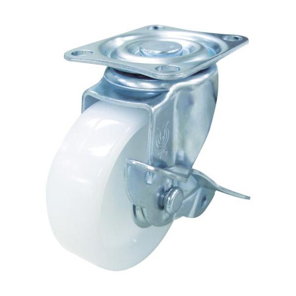 [特長]●走行性、耐荷重性を備えた小型キャスターです。[仕様]●許容荷重(daN)：60●許容荷重(kgf)：61.2●車輪径D(mm)：50●車輪幅(mm)：28●取付高H(mm)：70●取付座A(mm)：70●取付座B(mm)：58●取...