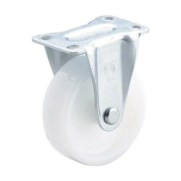 [特長]●走行性、耐荷重性を備えた小型キャスターです。[仕様]●許容荷重(daN)：80●許容荷重(kgf)：81.6●車輪径D(mm)：75●車輪幅(mm)：25●取付高H(mm)：93●取付座A(mm)：70●取付座B(mm)：47●取...