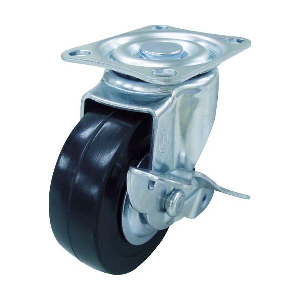 [特長]●走行性、耐荷重性を備えた標準的な小型キャスターです。●耐摩耗性に優れています。●始動抵抗が軽いです。[仕様]●許容荷重(daN)：60●許容荷重(kgf)：61.2●車輪径D(mm)：75●車輪幅(mm)：25●取付高H(mm)：...