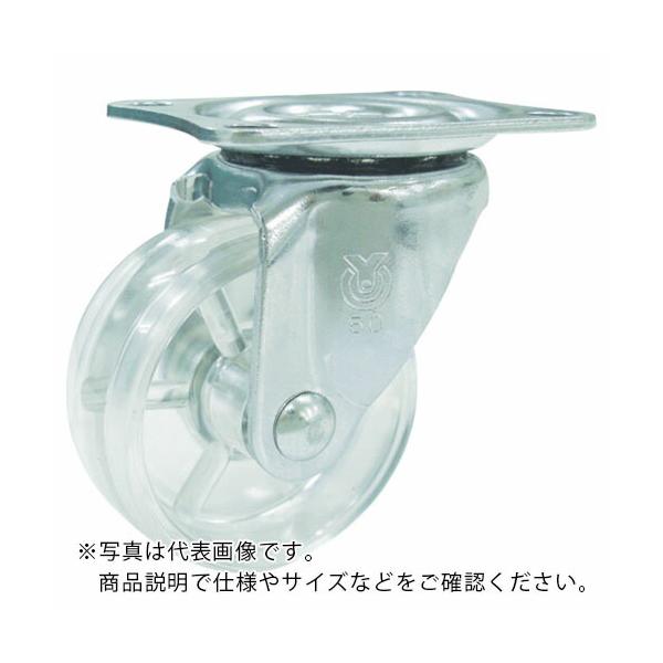 [特長]●始動抵抗が軽く、使いやすいキャスターです。●床面を汚しにくいポリカーボネート製キャスターです。●車輪カラーバリエーションを用途に応じて使い分けることができます。[仕様]●許容荷重(daN)：10●許容荷重(kgf)：10.2●車輪...