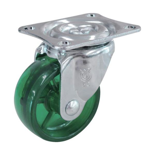 [特長]●始動抵抗が軽く、使いやすいキャスターです。●床面を汚しにくいポリカーボネート製キャスターです。●車輪カラーバリエーションを用途に応じて使い分けることができます。[仕様]●許容荷重(daN)：38●許容荷重(kgf)：38.8●車輪...