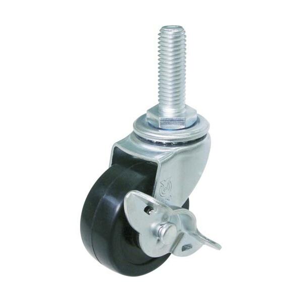 [特長]●標準的な小型キャスターで、軽量物運搬用のワゴンやラックなどに最適です。[仕様]●許容荷重(daN)：30●許容荷重(kgf)：30.6●車輪径D(mm)：65●車輪幅(mm)：21●取付高H(mm)：85●軸長L(mm)：35●ね...