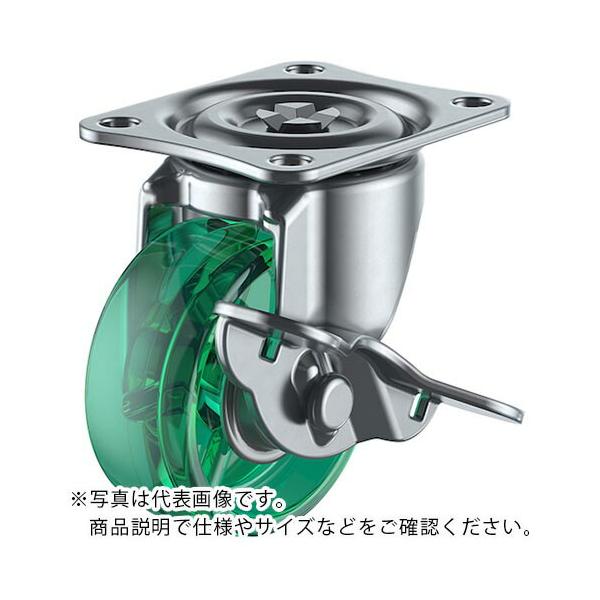 [特長]●始動抵抗が軽く、使いやすいキャスターです。●床面を汚しにくいポリカーボネート製キャスターです。●車輪カラーバリエーションを用途に応じて使い分けることができます。[仕様]●許容荷重(daN)：38●許容荷重(kgf)：38.8●車輪...