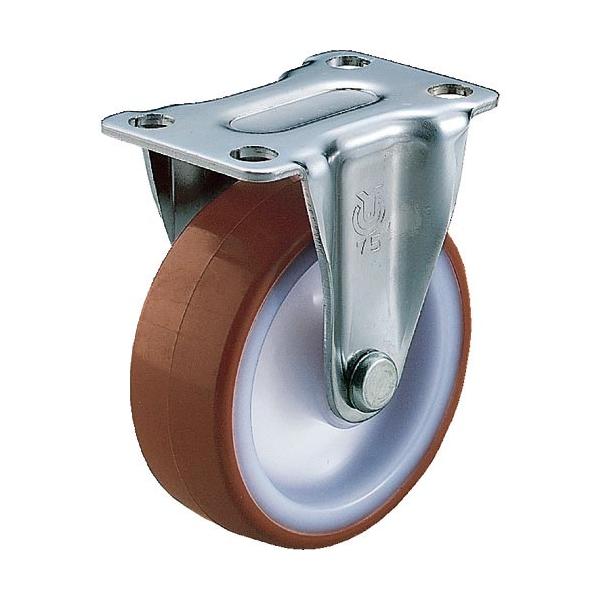 [特長]●標準的な小型キャスターです。最小サイズから取りそろえています。●ウレタン車輪は耐油性、耐摩耗性に優れています。[仕様]●許容荷重(daN)：65●許容荷重(kgf)：66.3●車輪径D(mm)：75●車輪幅(mm)：26●取付高H...