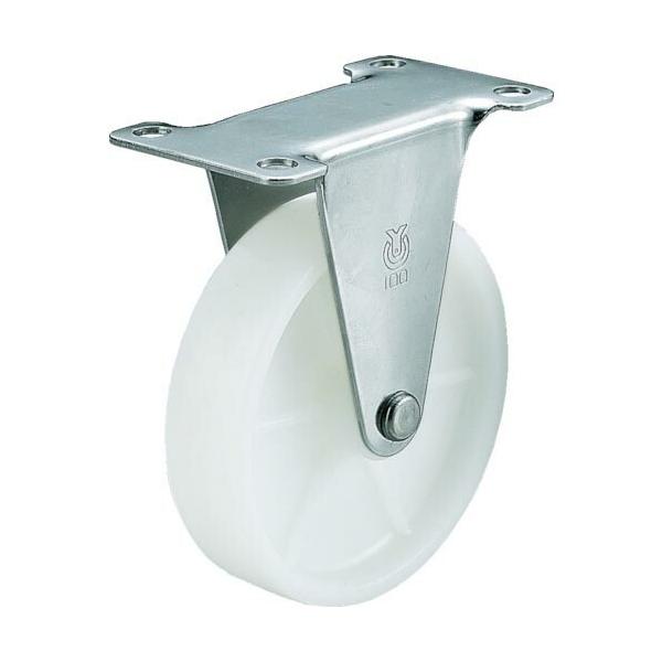 [特長]●耐水性、耐食性に優れたオールステンレス製金具を使用した標準的な小型キャスターです。●食品、薬品などを扱う水回りやサビを嫌う場所に最適です。[仕様]●許容荷重(daN)：40●許容荷重(kgf)：40.8●車輪径D(mm)：65●車...