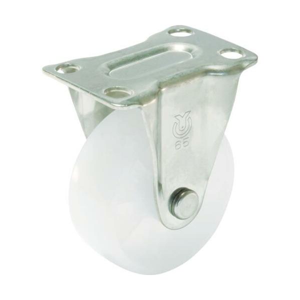 [特長]●耐水性、耐食性に優れたオールステンレス製金具を使用しています。●走行性、耐荷重を備えた小型キャスターです。●食品、薬品などを扱う水回りやサビを嫌う場所に最適です。[仕様]●許容荷重(daN)：70●許容荷重(kgf)：71.4●車...