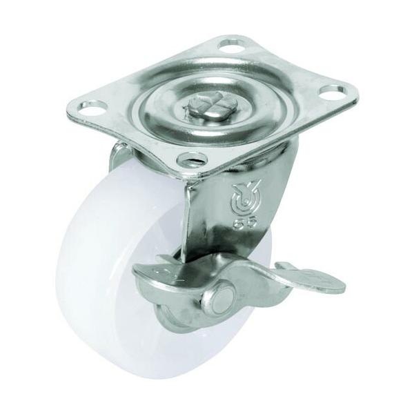 [特長]●標準的な小型キャスターで、最小のサイズから取りそろえています。[仕様]●許容荷重(daN)：55●許容荷重(kgf)：56.1●車輪径D(mm)：65●車輪幅(mm)：25●取付高H(mm)：80●取付座A(mm)：70●取付座B...