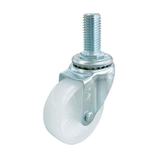 [特長]●走行性・耐荷重を備えた標準的な小型キャスターです。[仕様]●許容荷重(daN)：70●許容荷重(kgf)：71.4●車輪径D(mm)：65●車輪幅(mm)：25●取付高H(mm)：89●軸長L(mm)：40●ねじT：W3/4●ねじ...