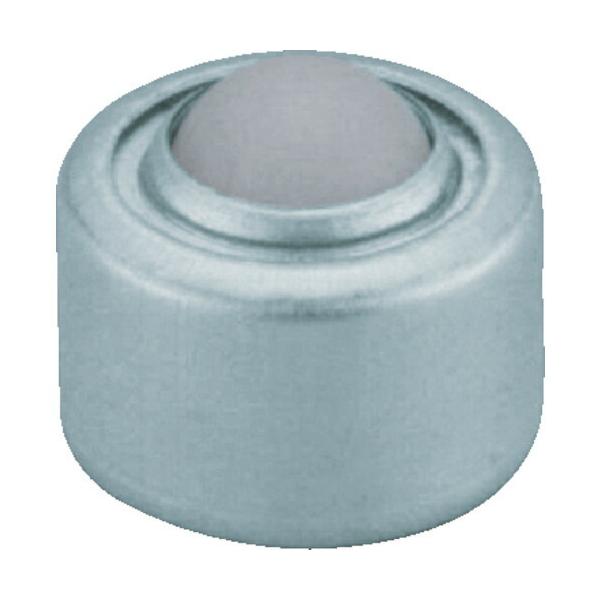 [特長]●ボール受け部がステンレスなので、メッキはく離による回転不足がおきません。●スプリング式なので偏荷重にも対応可能です。[仕様]●許容荷重(kg)：1●タイプ：標準仕様●材質 メインボール：ナイロン●材質 ボディー：スチール●上向用●...