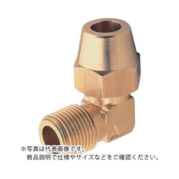 [仕様]●適用銅管外径(mm)：6.35●ねじ：R1/8●寸法(mm)L：29●寸法(mm)L1：19●使用流体：水・空気・油●流体温度：-50〜150℃●使用圧力：3.45MPa●使用流体：水、空気、油、他材質に悪影響のない物[材質／仕上...
