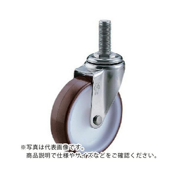 [特長]●高級感のあるクロムメッキ仕上げで装飾性に優れます。耐油性、耐摩耗性に優れたウレタン車輪を使用しています。[仕様]●許容荷重(daN)：60●許容荷重(kgf)：61.2●車輪径D(mm)：100●車輪幅(mm)：28●取付高H(m...