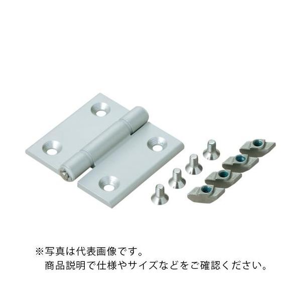 [特長]●アルミフレームの取付溝にぴったり合う、アルミフレーム専用蝶番です。●このため余分な座金などは不要です。●摺動部に樹脂ブッシュを装着しています。●動きがスムーズで、金属同士の摩擦がないため金属粉の飛散を防ぎます。[用途]●アルミフレ...