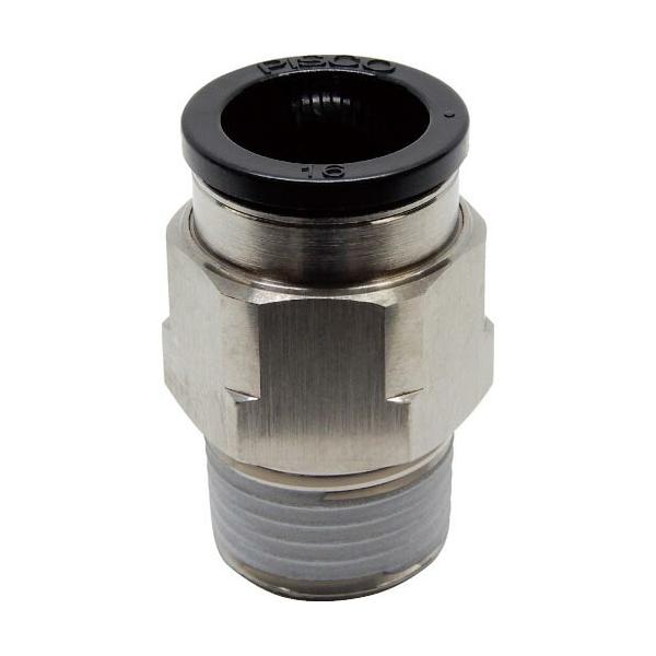 [特長]●機種により取付け後、チューブの取出角度が変えられます。●条件により、水を流すことも可能です。●機種を豊富に取り揃え、あらゆる空気圧配管に対応します。[仕様]●適合チューブ外径(mm)：16●接続口径：R1/2●六角対辺(mm)：2...