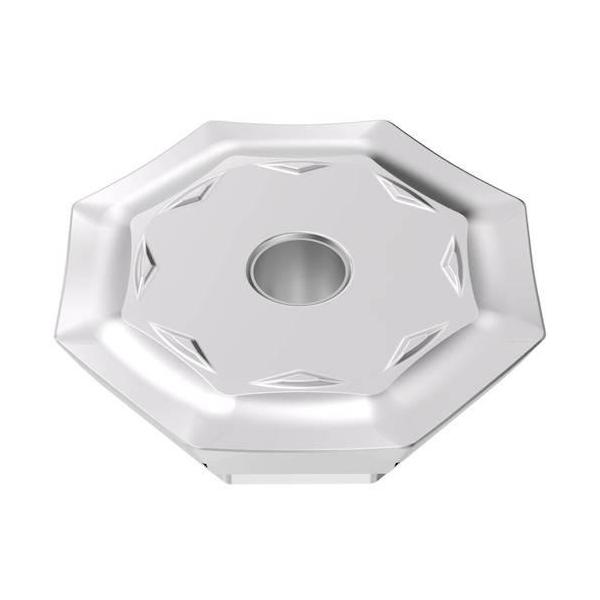 [特長]●オクトミル07用インサート、8コーナー仕様です。[仕様]●AN(deg)：26.0●L：7.42●S(mm)：4.56●SECO　OFER07…インサート　CVD材種