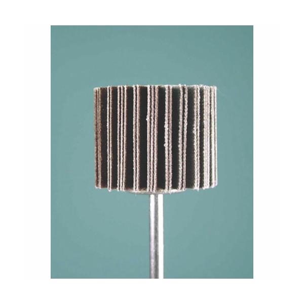 [特長]●加工素材へのなじみが良く、研削力と耐久性を兼ね備えています。　●研削時の発熱が少なく被削材の研削焼けが起こりません。[仕様]●外径(mm)：25●軸径(mm)：3.0●最高使用回転数(rpm)：10000●粒度(#)：240●全長...