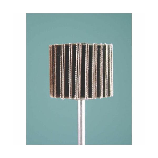 [特長]●加工素材へのなじみが良く、研削力と耐久性を兼ね備えています。　●研削時の発熱が少なく被削材の研削焼けが起こりません。[仕様]●外径(mm)：25●軸径(mm)：3.0●最高使用回転数(rpm)：10000●粒度(#)：320●全長...