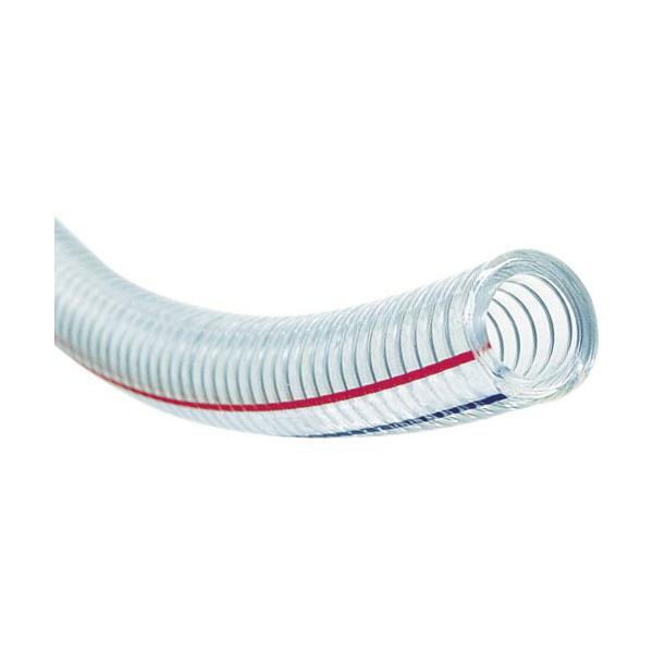 [特長]●折れ・つぶれに強く、流体が止まりにくく安心です。●耐油性に優れ、ホースが硬化しにくく長寿命です。●透明性に優れ、流体の確認ができ安全・安心です。[仕様]●外径(mm)：26●許容曲げ半径(mm以上)：80●使用圧力(MPa)：-0...