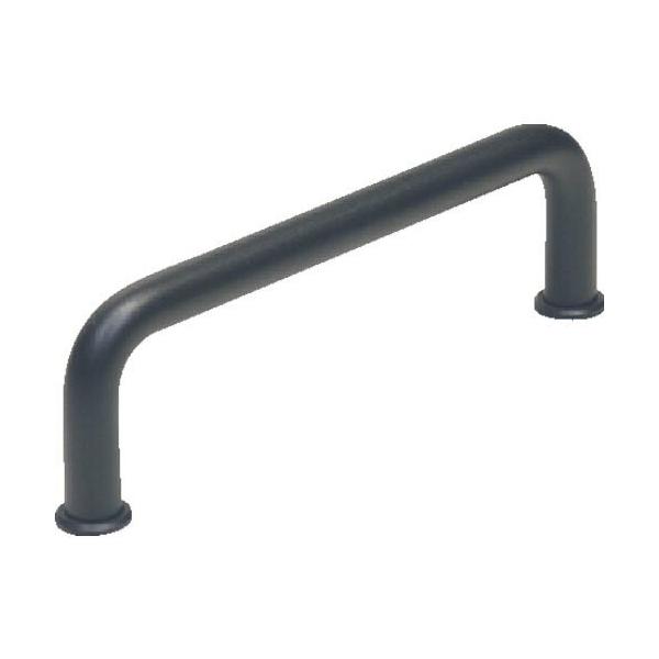 [特長]●底部のめねじで裏から取り付けます。[仕様]●色：ブラック●全長(mm)：110●全高(mm)：41●ねじ寸法：M5×0.8●径(mm)：10●ねじ深さ(mm)：10●取付ピッチ(mm)：100●許容荷重(N)：500[材質／仕上]...