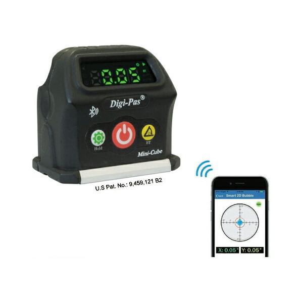 [特長]●コンパクト設計で4×90°測定可能です。●アプリで端末とBluetooth接続することで、手元で表示確認ができます。●２軸モードにすることでX軸Y軸を同時に測定可能です。[仕様]●長さ(mm)：61●高さ(mm)：58●厚さ(mm...