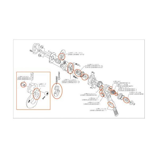 [仕様]●品名：キリカエバネ●適合機種：L4（3/4t）、L5（0.8t、1.0t、1.6t、2.5ｔ）