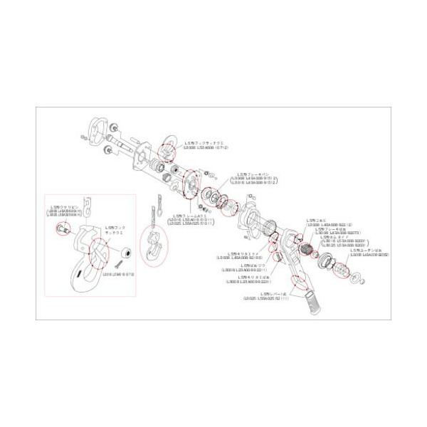 [仕様]●品名：ユーテンばね●適合機種：L4（3/4t）、L5（0.8t、1.0t、1.6t、2.5ｔ）