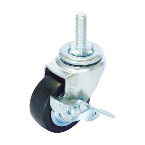 [特長]●走行性・耐荷重を備えた標準的な小型キャスターです。●ゴム車輪は走行時の衝撃を緩和します。●軽量物運搬用のワゴンやラックなどに最適です。[仕様]●許容荷重(daN)：50●許容荷重(kgf)：51●車輪径D(mm)：65●車輪幅(m...