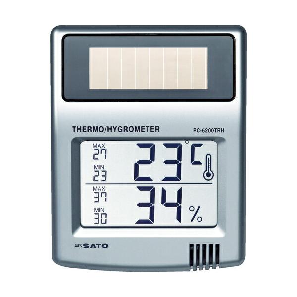 [特長]●ソーラー電池を電源に使用、室内の温度・湿度・最高最低温湿度を常時表示します。●ソーラー電池だけでなく暗い環境での使用にボタン電池も装備しています。[用途]●室内の温湿度管理に。[仕様]●測定温度範囲(℃)：-10〜50●温度表示範...