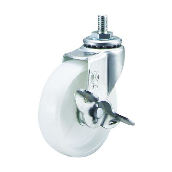 [特長]●標準的な小型キャスターで、軽量物運搬用のワゴンやラックなどに最適です。[仕様]●許容荷重(daN)：30●許容荷重(kgf)：30.6●車輪径D(mm)：50●車輪幅(mm)：21●取付高H(mm)：68●軸長L(mm)：14●ね...