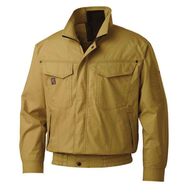 [特長]●ファン脱落防止ネット搭載の風神ベスト対応ブルゾン●フルハーネス対応●風気路仕様●立ち衿仕様●長袖タイプ●コットンブロード　高密度の織りで、空気の漏れを少なくした素材。吸湿性に優れ、快適に着用可能[仕様]【仕様】●サイズ：L●着丈：...