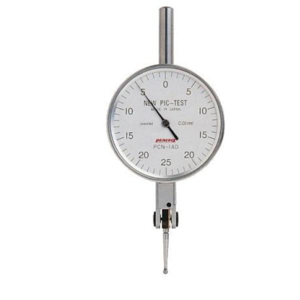 [特長]●面径φ46.5で遠隔からでも表示が読みやすいDタイプ● ロングステム (ネジ込み式) を標準化●ゲージ破損防止測定子付き●ノークラッチタイプ●測定子XN1A-2付[仕様]●目量(mm)：0.01●測定範囲(mm)：0.5●目盛仕様...