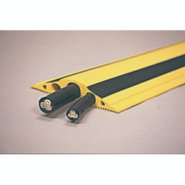 [特長]●・２色トラタイプで注意喚起！屋外用プロテクター●・屋外の照明設置もこれでOK！コード、電線が引っかかる心配なし●・カッターでラクラク切れる●・材質：特殊プラスチック●・適応電線類：●・中央穴…φ31mm以下の電線●・両サイド穴…φ...