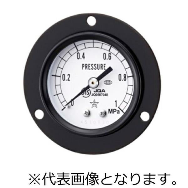 [特長]●・形状が小さい。●・低価格です。●・この圧力計は定圧力に使用する目的でJIS B 7505−1ブルドン管圧力計に準拠して製作しています。[仕様]●・大きさ：50φ●・ケース形状：FD●・接続部形状：G1/4B●・精度　±%FS：2...