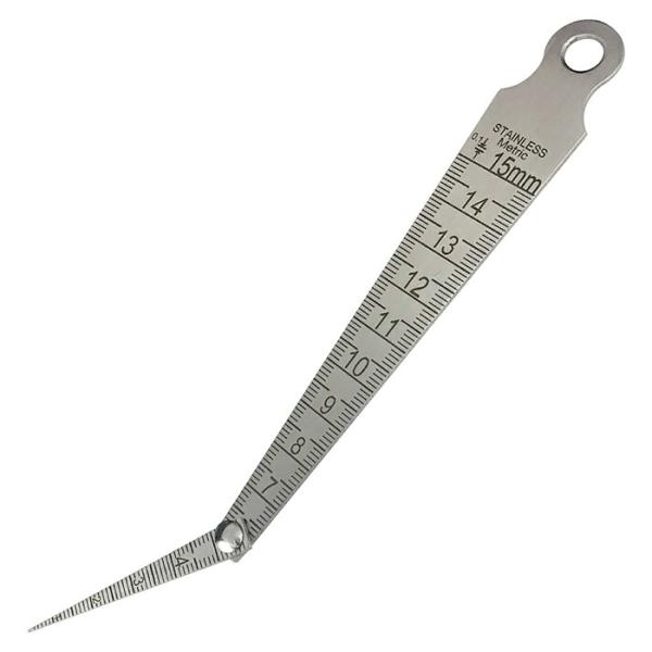 [特長]●・先端可動式タイプのテーパースケール。●・先端が可動式の為、奥まった狭い場所でも隙間測定が可能です。●・折り畳める為、ポケット等に携帯しても安全。[用途]●・スキマ測定器として。プレスパネルと検査冶具の品質チェック用など、様々な用...