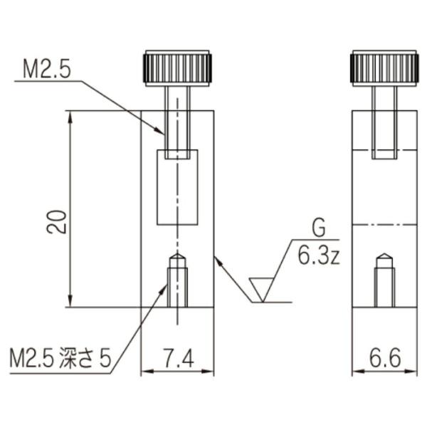 [特長]●・デジタルダンチノギス専用の測定子交換用に。[仕様]●・品番：DN-HSS●・タイプ：交換用測定子ホルダ※ネジは付属していません。●・材質：SUS●・材質：SUS[注意]●・商品画像はイメージです。実際の商品とは異なる場合がござい...