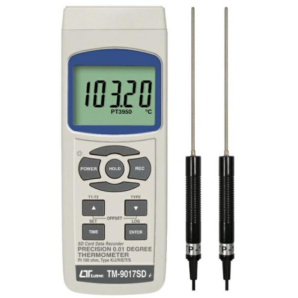 [特長]●・SDカードにデータを収集●・データはExcelファイルで保存●・測定範囲-199.99 〜+850.00℃[仕様]●・測定方式：白金測温抵抗体Pt100Ω、K/J/T/E/R/S熱電対、Pt100×2チャンネル、熱電対×1チャン...