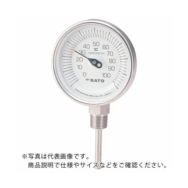 [特長]●ケース、ねじ、感温部の材質がすべてステンレス（SUS304）ですので、防錆、防食に優れています。[仕様]●測定温度範囲(℃)：0〜150●温度最小表示(℃)：2●感温部長さ(mm)：150●ケース外径(mm)：103●感温部径(m...