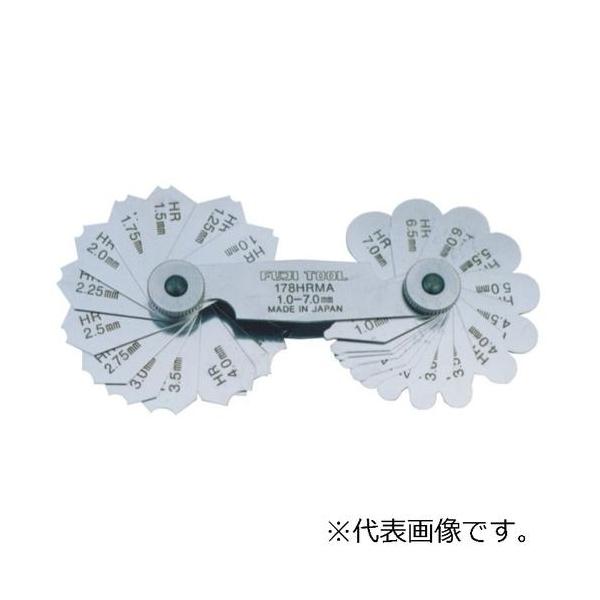 [特長]●・ラジアスゲージ178型の高精度品です。●・焼入材から加工することで、耐久性を向上し高精度を追求した製品です。[仕様]●・内容(R寸法：mm)：1.0 1.25 1.5 1.75 2.0 2.25 2.5 2.75 3.0 3.5...