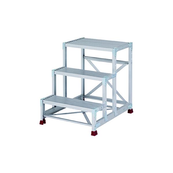 [特長]●アルミ作業台 YPSシリーズ。●3段タイプ。●作業スペースに合わせて選べる多彩なサイズバリエーション。●どんな作業現場にも馴染むシンプルなデザイン。●コーナーカバーがあり、剛性アップ。●スベリ止めキャップはエラストマーを使用し、工...