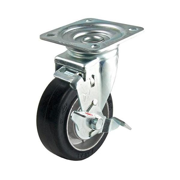 [特長]●・優れた旋回性能。●・スムーズな走行。●・広い互換性。●・金具はユニクロームメッキ仕上げです。●・STM型はSKM型と取付高が同じですから併用できます。●・S-2ストッパーは車輪の回転を止めるストッパーです。[仕様]●・車輪:VA...