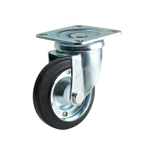 [特長]●・優れた旋回性能。●・スムーズな走行。●・充実の品揃え。●・金具はユニクロームメッキ仕上げです。●・STC型はSKC型と取付高が同じですから併用できます。[仕様]●・車輪:CNC●・車輪種類:ゴム●・許容荷重(N):1500●・許...