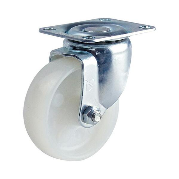 [特長]●・充実の品揃え。●・金具はユニクロームメッキ仕上げです。●・STC型はSKC型と取付高が同じですから併用できます。[仕様]●・車輪:NM●・車輪種類:ナイロン・白●・許容荷重(N):600●・許容荷重(kgf):61●・始動力(d...