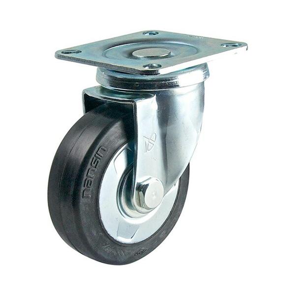 [特長]●・優れた旋回性能。●・スムーズな走行。●・充実の品揃え。●・金具はユニクロームメッキ仕上げです。●・STC型はSKC型と取付高が同じですから併用できます。[仕様]●・車輪:VS●・車輪種類:ゴム(ベアリング入り車輪)●・許容荷重(...