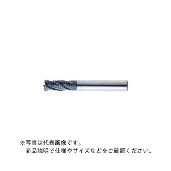 [特長]●高級粉末ハイスの母材に、新開発のバイオレットコーティングを施したラフィングエンドミルです。[仕様]●外径(mm)：6 ●刃長(mm)：15 ●シャンク径(mm)：6 ●刃数(枚)：4(外周) ●ねじれ角(°)：30 ●表面処理：V...