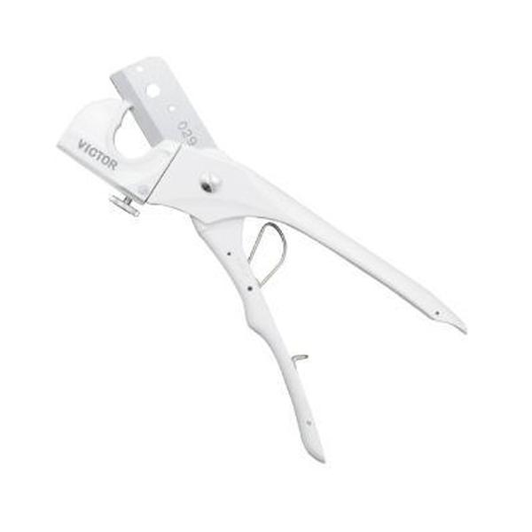 [特長]●パイプ径にあわせた受け部形状により切断時のパイプの変形を防ぐことで従来品より切断荷重を40％軽減できます。 ●受け部をスライドさせる事により、外径Φ34までのパイプに対応可能。モールなども切断可能です。 ●刃は前後に差し替える事で...