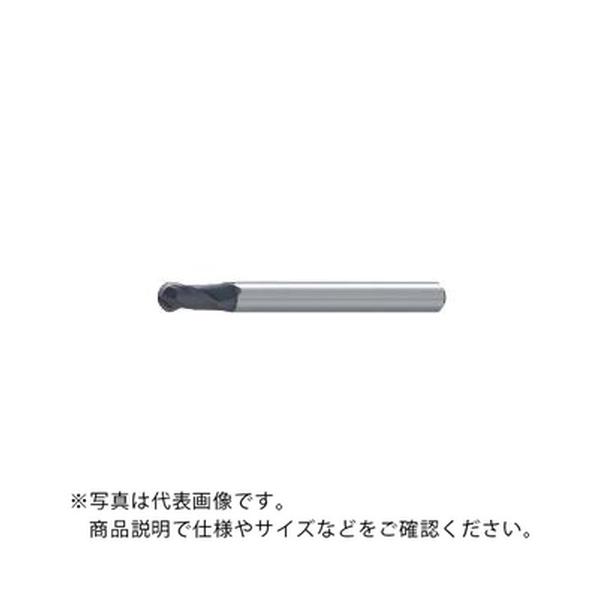 [特長]●汎用2枚刃ミドル刃長ボールエンドミルです。炭素鋼から焼入鋼まで幅広い被削材で優れた性能を発揮します。[仕様]●外径(mm)：1 ●刃長(mm)：2.5 ●シャンク径(mm)：4 ●刃数(枚)：2(外周) ●ボール半径(mm)：0....