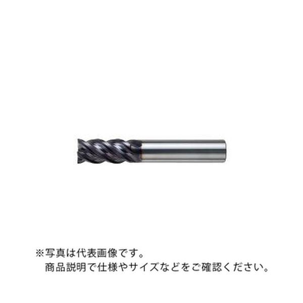 [特長]●重切削用4枚刃ハイヘリエンドミル。[仕様]●刃径(mm)：12 ●最大切込み(mm)：26 ●シャンク径(mm)：10 ●刃数(枚)：4 ●ねじれ角(°)：45 ●コーティング：MS ●切れ刃基準径許容差最小：-0.02 ●切れ刃...